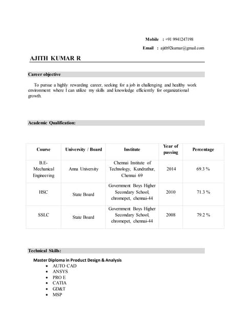 RANJAN RESUME 1 | DOCX