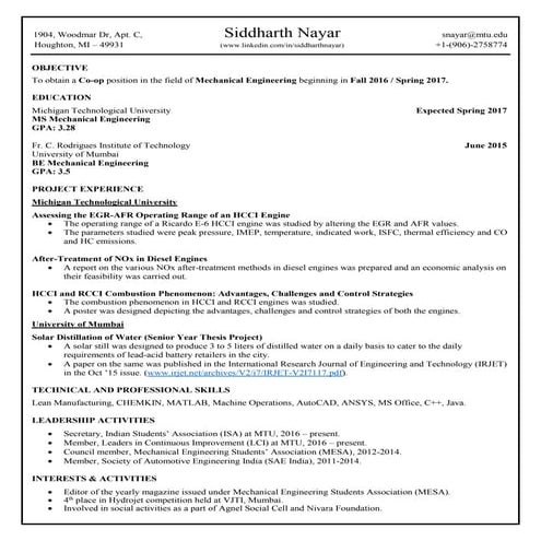 Rugved Hattekar Resume | PDF