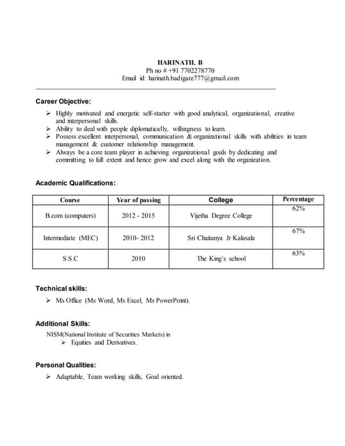 Mahwish cv | DOC