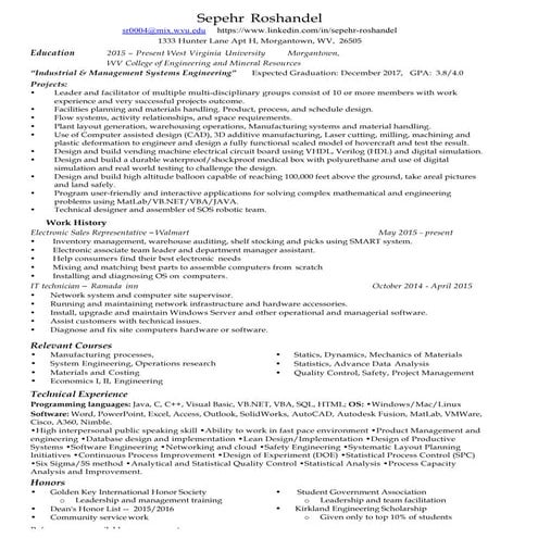 Resume | PDF | Programming Languages | Computing