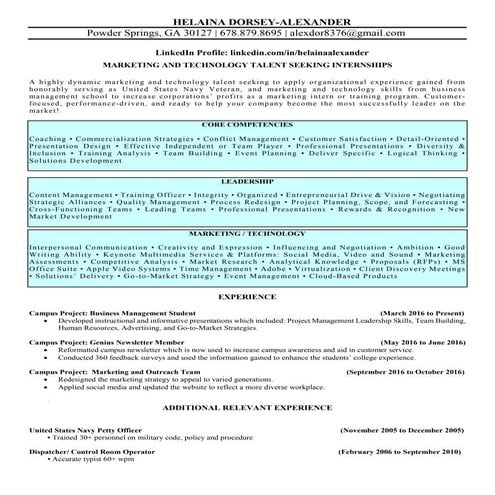 Marketing Resume | PDF