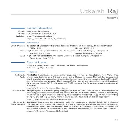 Resume | PDF