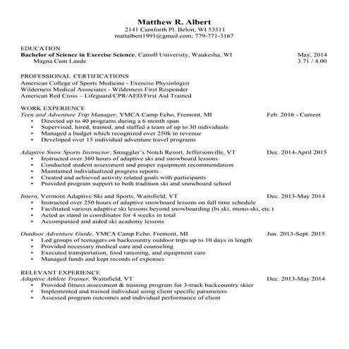 Brian Hogan Resume (Actual) | DOCX