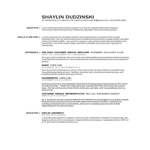 Jessica Resume | DOCX