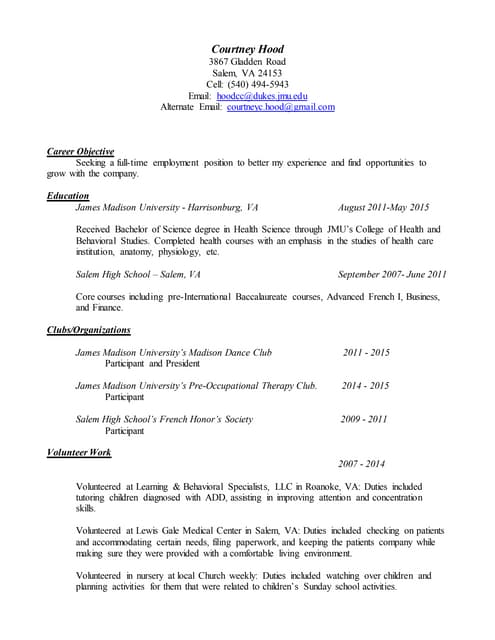 Resume | PDF