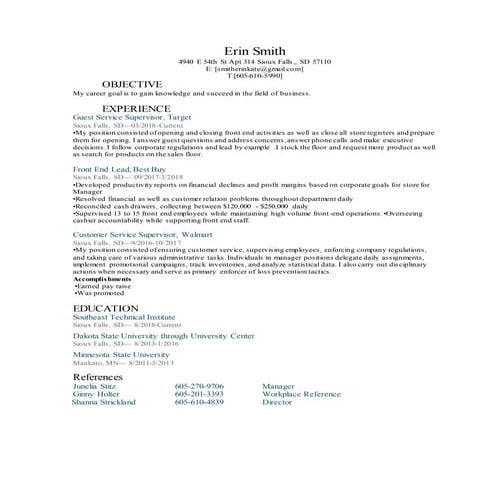 Cory Goff Resume | PDF