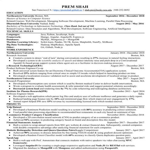 Resume | PDF