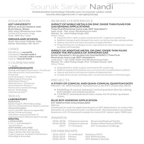 Resume | PDF