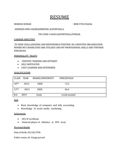 Resume-Format (1) | DOCX