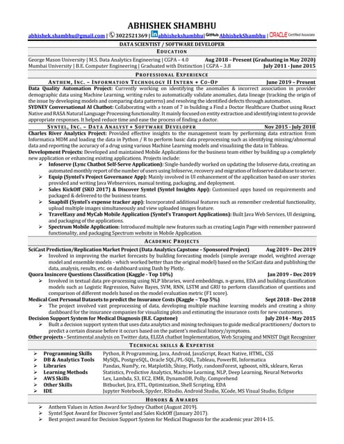 Portfolio Tejashree | PDF | Computing | Technology & Computing