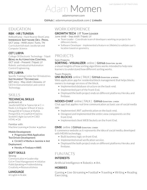 Resume | PDF
