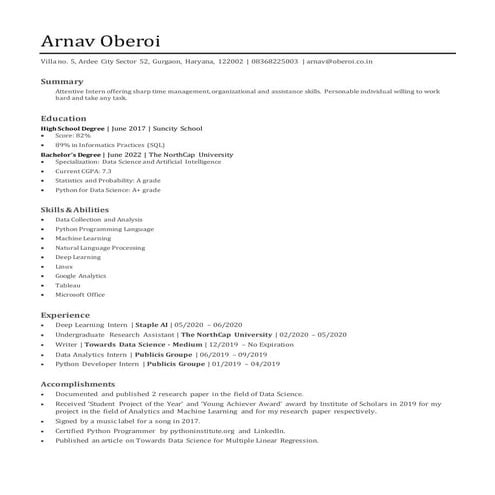 Thamizhselvan Kalidass - Resume | PDF