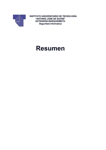 Introducción a la seguridad informática | PDF | Computing | Technology & Computing