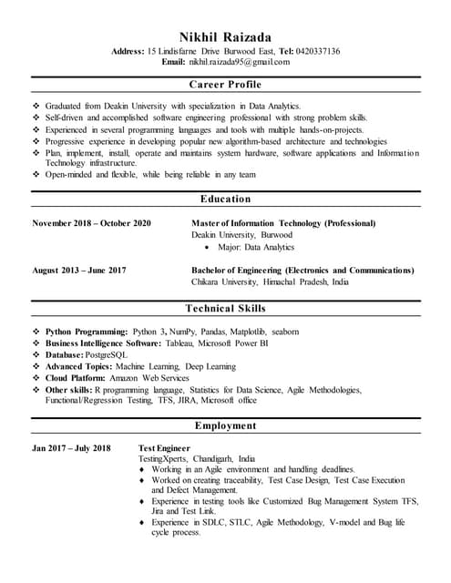 Latest Updated Resume | PDF