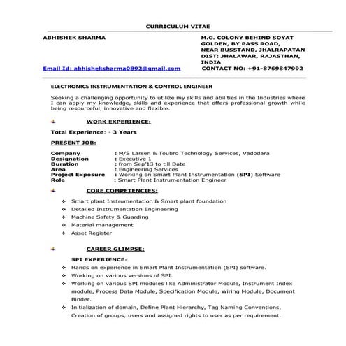 Resume abhishek sharma | PDF | Databases | Computer Software and ...