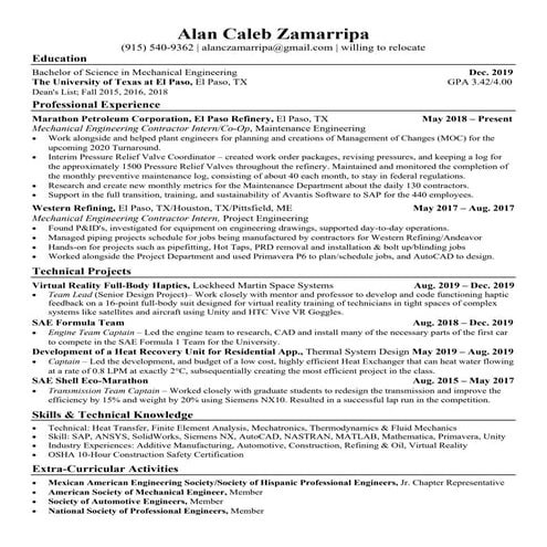 Resume - Alan Zamarripa January 2020 | PDF
