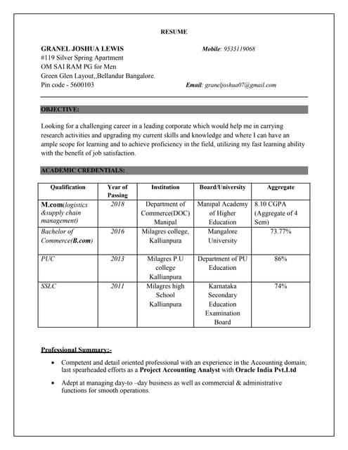 binesh new resume | PDF