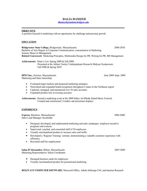 SnapChat Resume | PDF