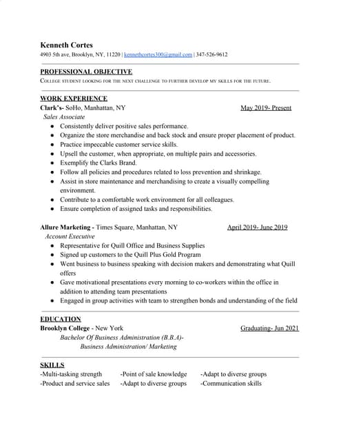 Drew Kerley Resume Only | DOCX