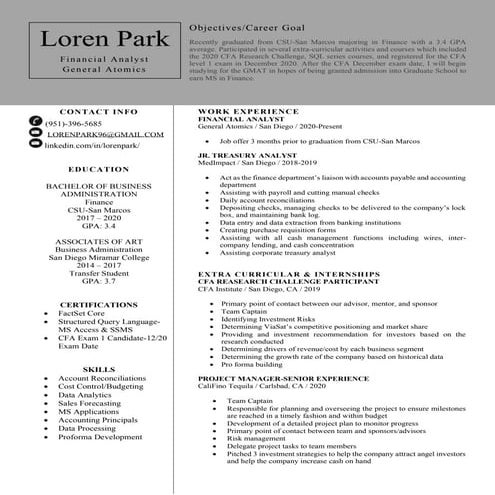 Daniel Osman Resume V2 | PDF