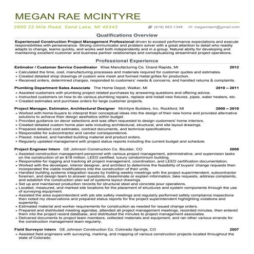 Resume - Megan McIntyre | PDF