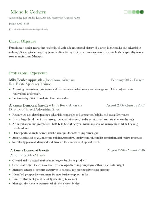 Jaclyn Carver Resume | PDF