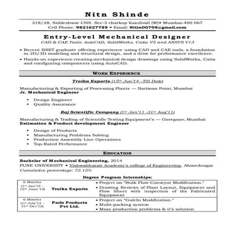 Resume shyam | PDF