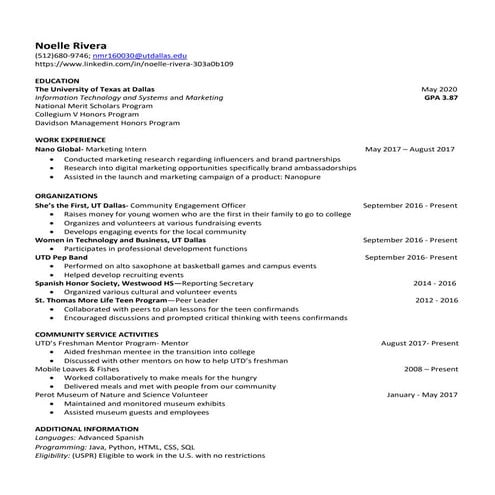 Resume | PDF