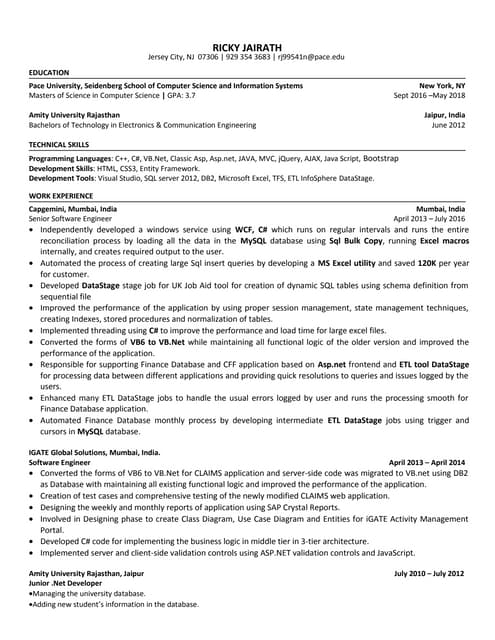 Nitin resume | PDF | Web Development | Internet