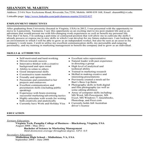 Current Resume | DOCX