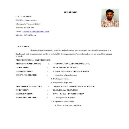 Resume star-1 | DOCX