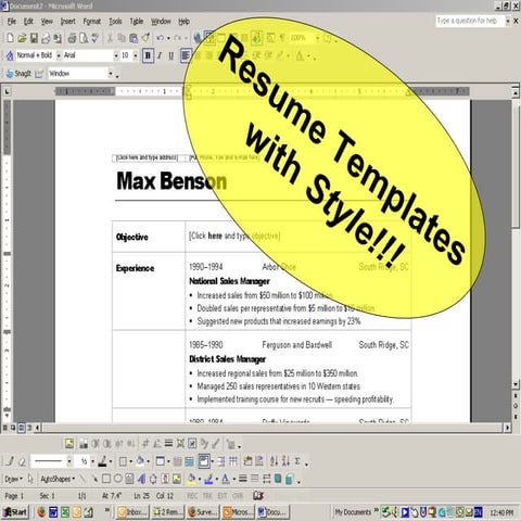 Resume Style | PPT