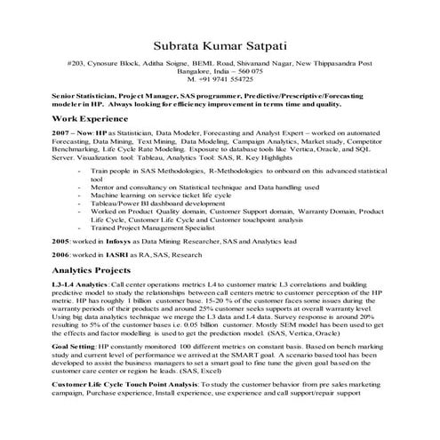 Amit kumar resume | PDF