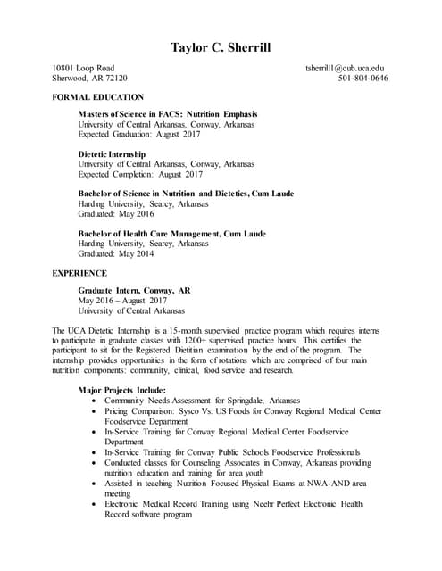 Kayla G. Wald Resume | PDF