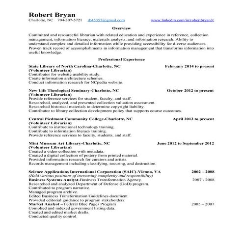 REX A DAVIS Resume | DOC
