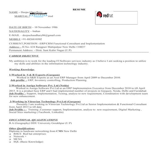 Srikanth_Resume | DOCX