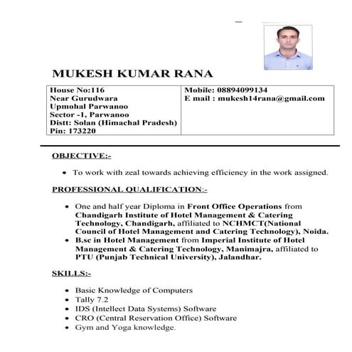 prashant KUMAR cv (2) | DOC