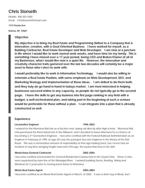 McCain Resume 3-2016 | DOC | Business and Finance