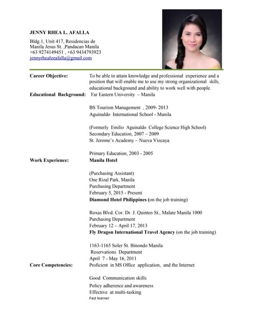Simple resume | DOCX
