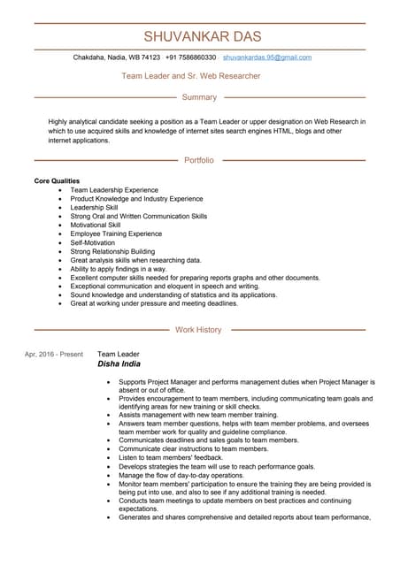 Resume | PDF