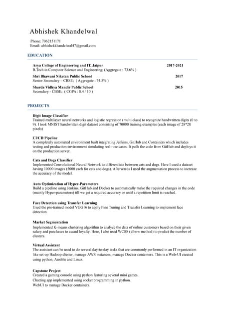 My Resume | PDF
