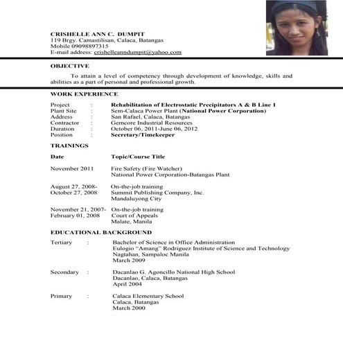 Appendices for narrative | DOCX