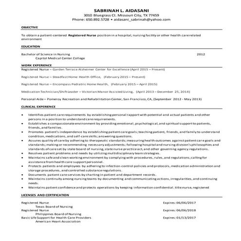 Resume2 | PDF