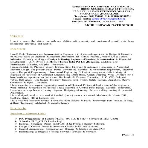 Resume2 | DOCX | Technology & Computing