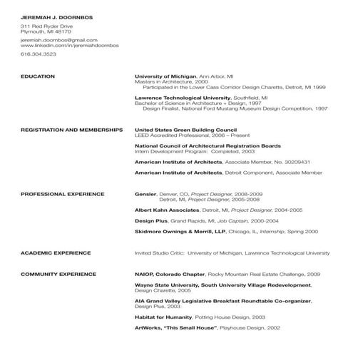 Resume | PDF