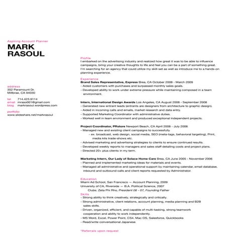 Resume | PDF