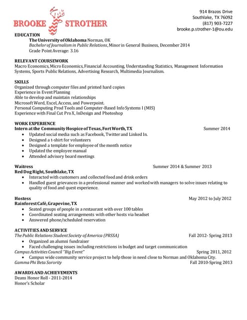 Resume - Amanda Cox | PDF
