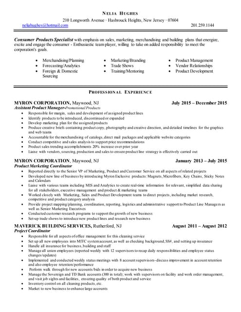 Resume Janet Anastasi | DOC