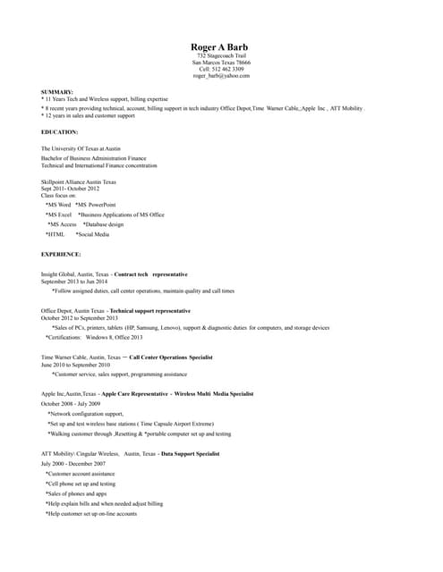 AnthonyCasale 2015 Resume | PDF