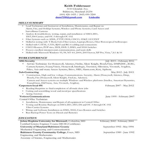 Ric Resume | DOCX